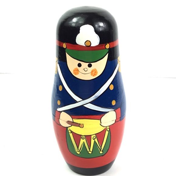russian | Accents | Christmas Holiday Russian Soldier Matryoshka ...